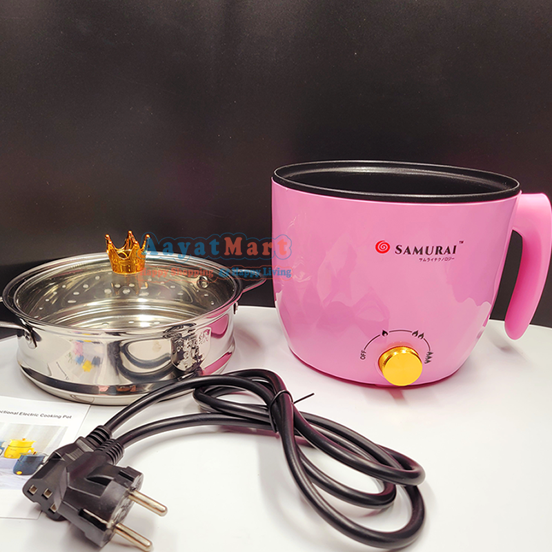 Multifunctional Mini Cooker SS Steam – 1.8L | 600W - Aayatmart